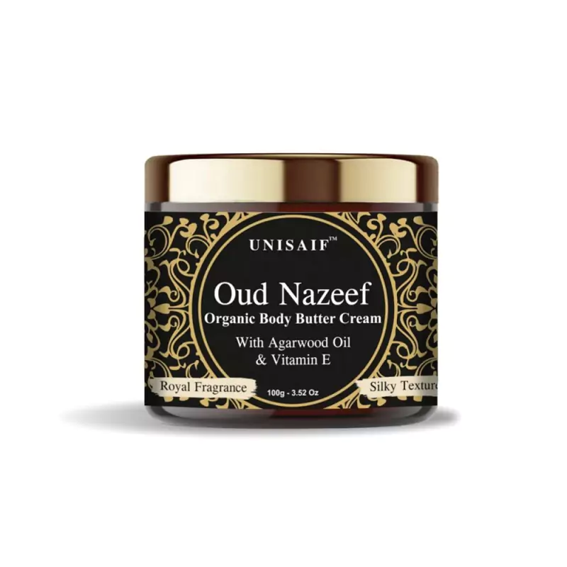 UNISAIF Oud Nazaeef Body Butter Cream 100g